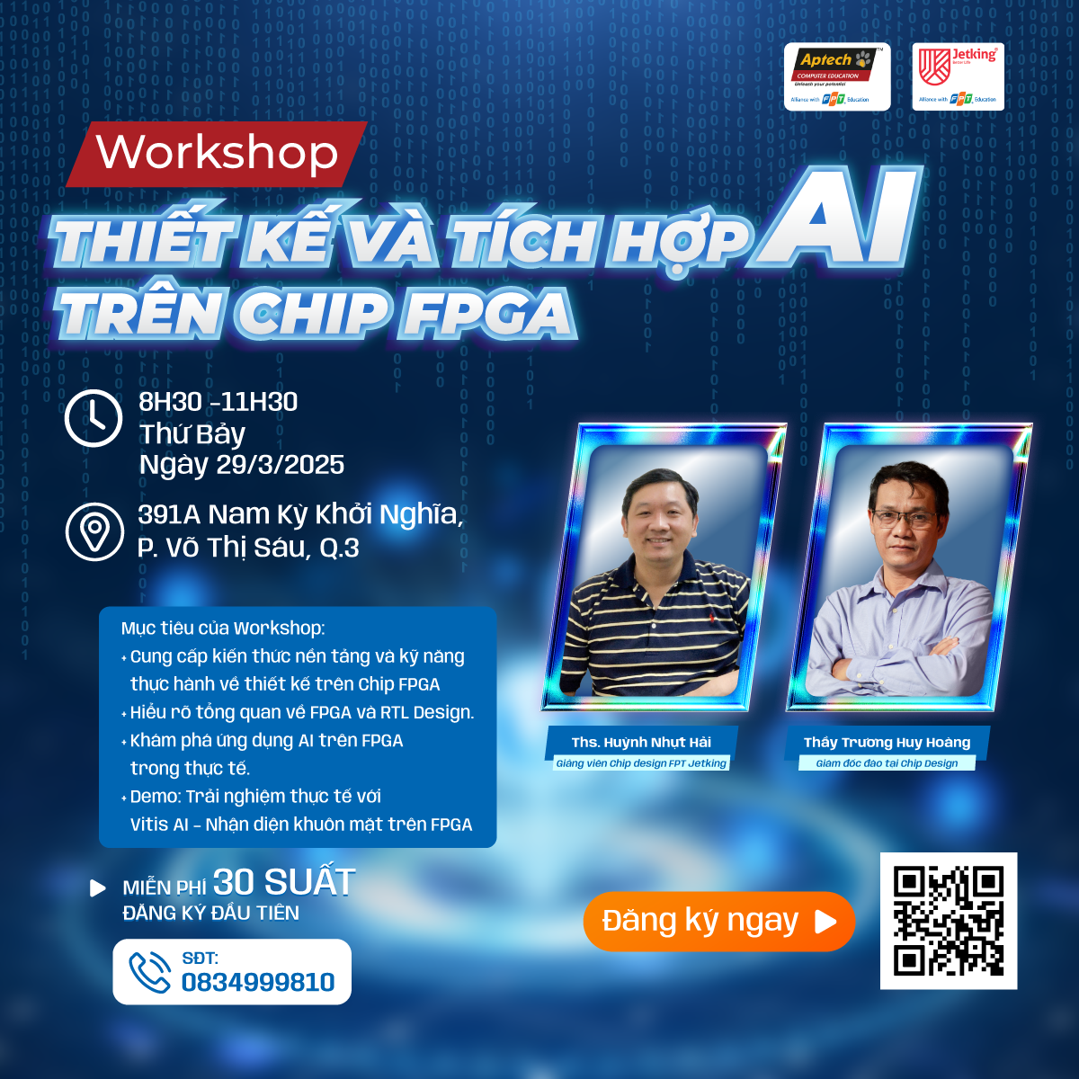 Khám phá sức mạnh AI với workshop "Thiết kế và tích hợp AI trên chip FPGA" tại FPT Jetking – Hệ ...