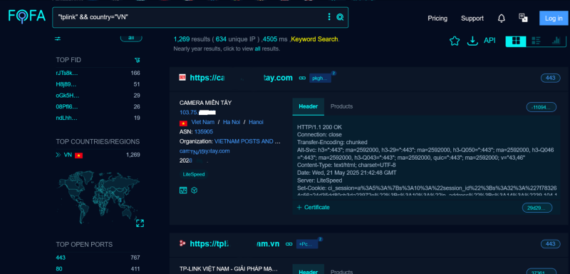 Shodan và FOFA: Những công cụ tìm kiếm "ngầm" được ưa chuộng trên Internet – Hệ Thống Đào Tạo ...